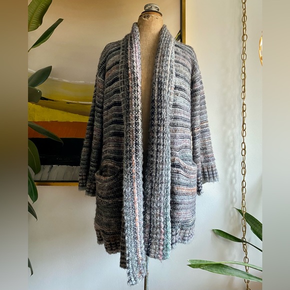 Anthropologie | Sweaters | Anthropologie X Akemi Kin Textured Shawl ...